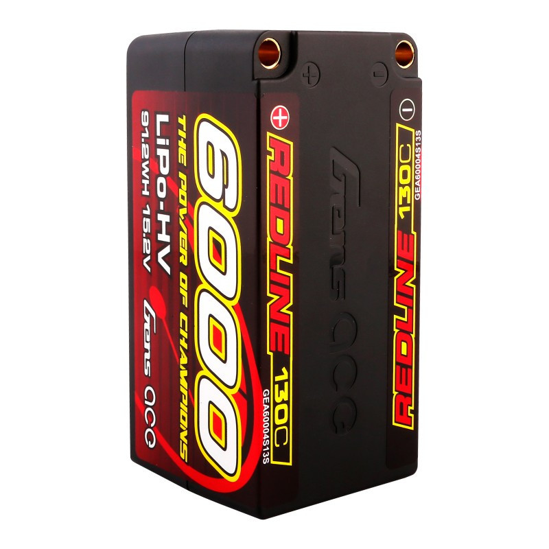 Batterie LiPo 4S HV 15.2V 6000mAh 130C GE4RL-6000H-4T5S Gens ace GE4RL ...