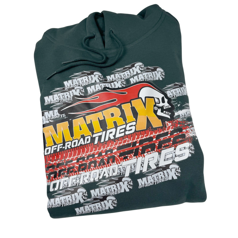 Sweat Matrix à capuche vert empire M,L,XL,XXL