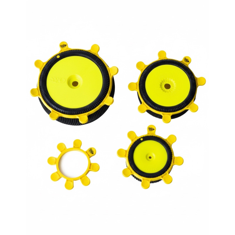 RC-PROJECT Tire Gluing Rubber Bands Yellow - 1/10 to 1/8 Scale